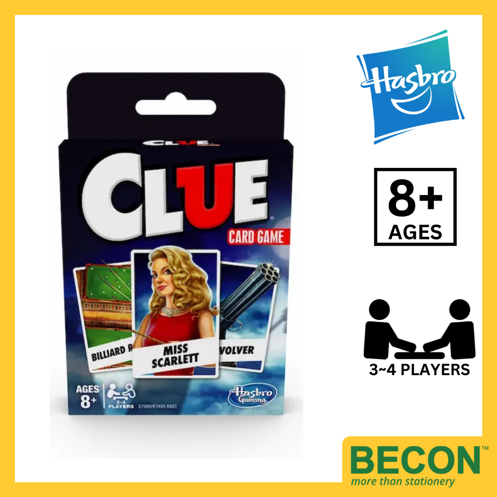 Hasbro Cluedo Classic Card Game E7589 | Shopee Malaysia