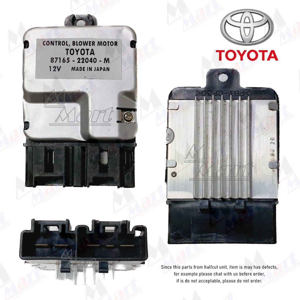 Toyota Harrier 1998-2002 Air Cond Blower Resistor Module (Japan Halfcut ...