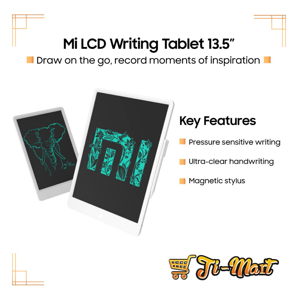 Mi LCD Writing Tablet 13.5" [Pressure sensitive writing | Ultra-clear ...