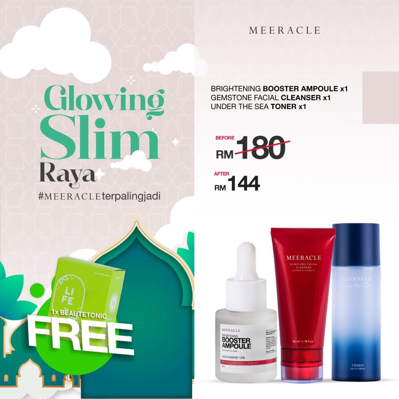 MEERACLE COMBO JERAGAT JERAWAT | Shopee Malaysia