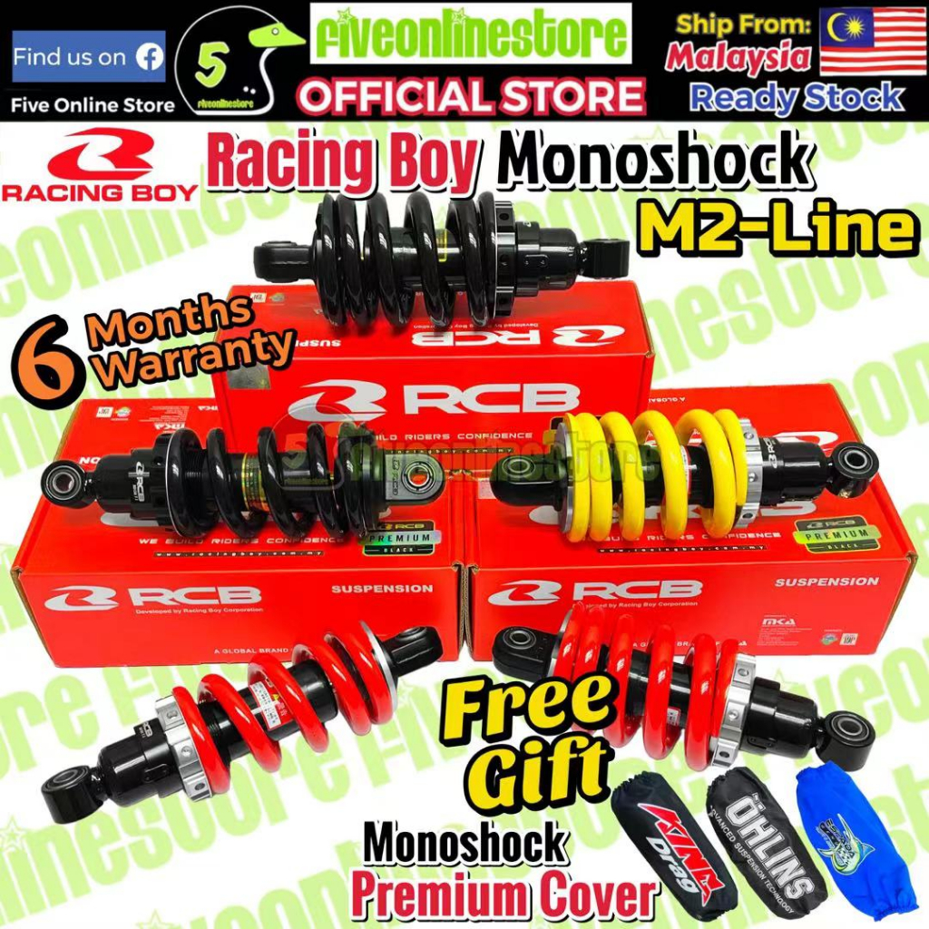 Monoshock RCB M2 Line Premium LC135 Y15ZR Y16 RS150 RSX SYM VF3i 100% ...