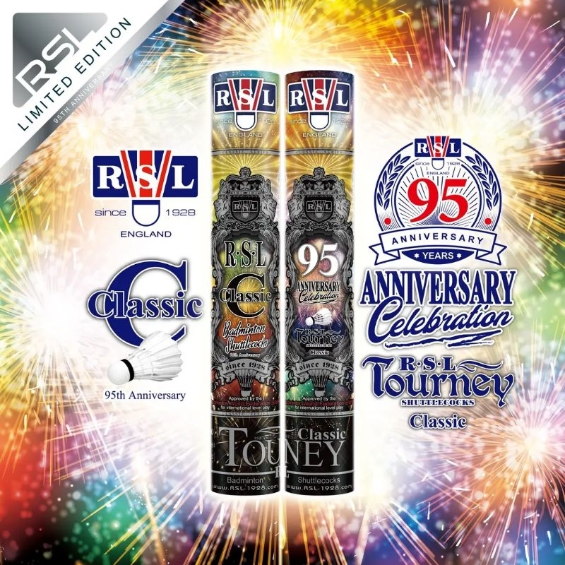 RSL Classic Shuttlecock 95 Anniversary Limited Edition | Shopee Malaysia