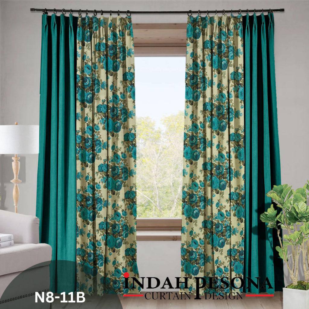 indahpesona.my - #2 N Series+Iris - (FREE RING) Mix Curtain Langsir ...