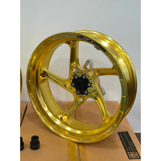 Original MFZ RACING XMAX Forged Sport Rim Aluminium Wheels GOLD COLOUR ...