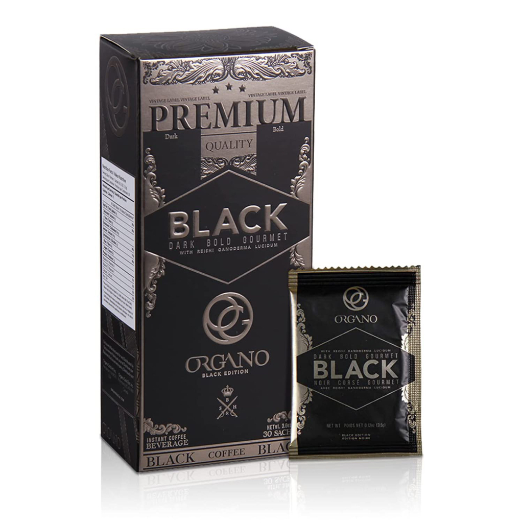Premium Gourmet Black Coffee with Organic Ganoderma Lucidum Ling Zhi ...