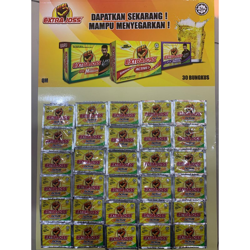 EXTRA JOSS (TG) ACTIVE / MANGGA / ANGGUR BUNDLE DAN PAPAN ( 1 BUNDLE 60 ...