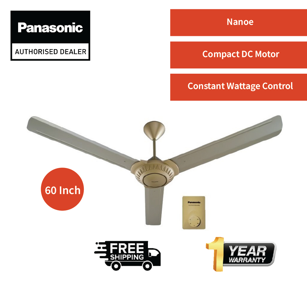 Panasonic Ceiling Fan Regulator 3 Blades (60”/2units/box) F-M15B0VBNH ...