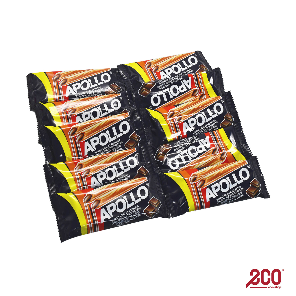 Apollo Chocolate Stick Wafers 10S x 11G - AB-L006-T02-01 | Shopee Malaysia