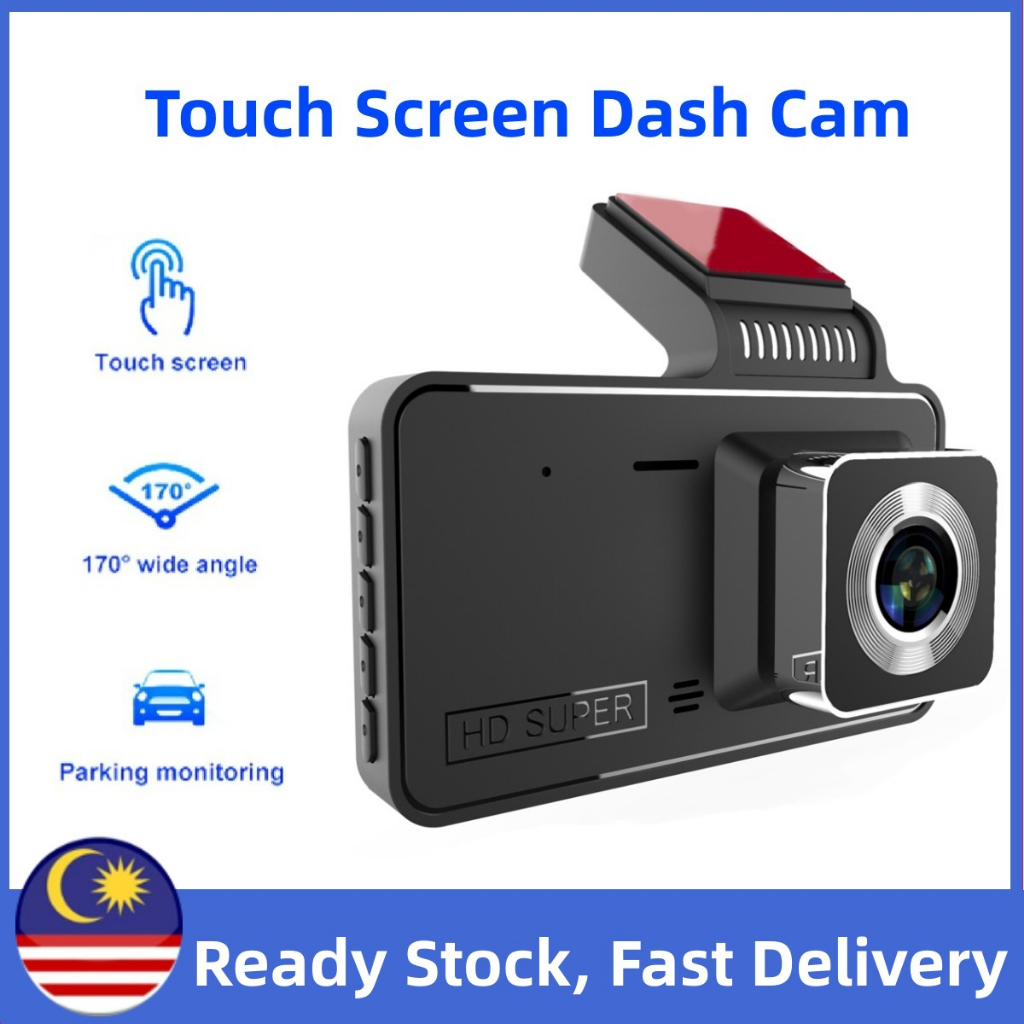 Touch Screen Dash Cam Car Dashcam 1080P Car Camera Recorder Car View ...