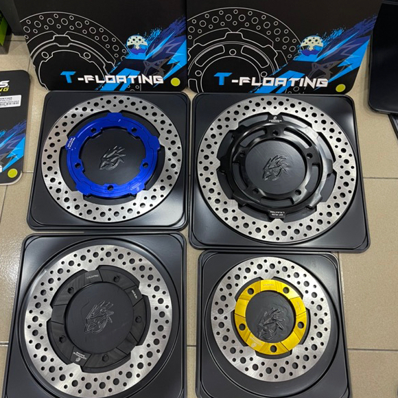 CARDINALS RACING T - FLOATING FRONT / REAR BRAKE DISC *5HOLE* Y15ZR ...