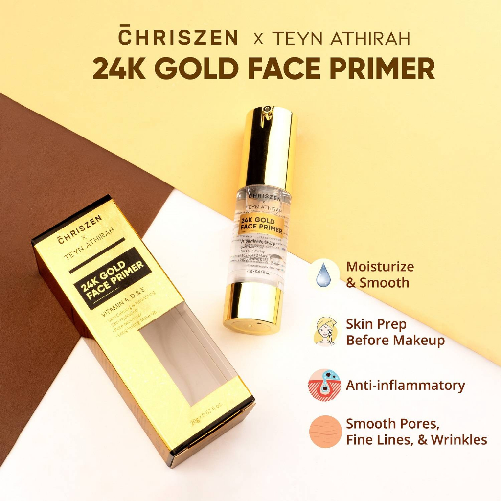 Chriszen 24K Gold Face Primer ( 20g ) | Shopee Malaysia
