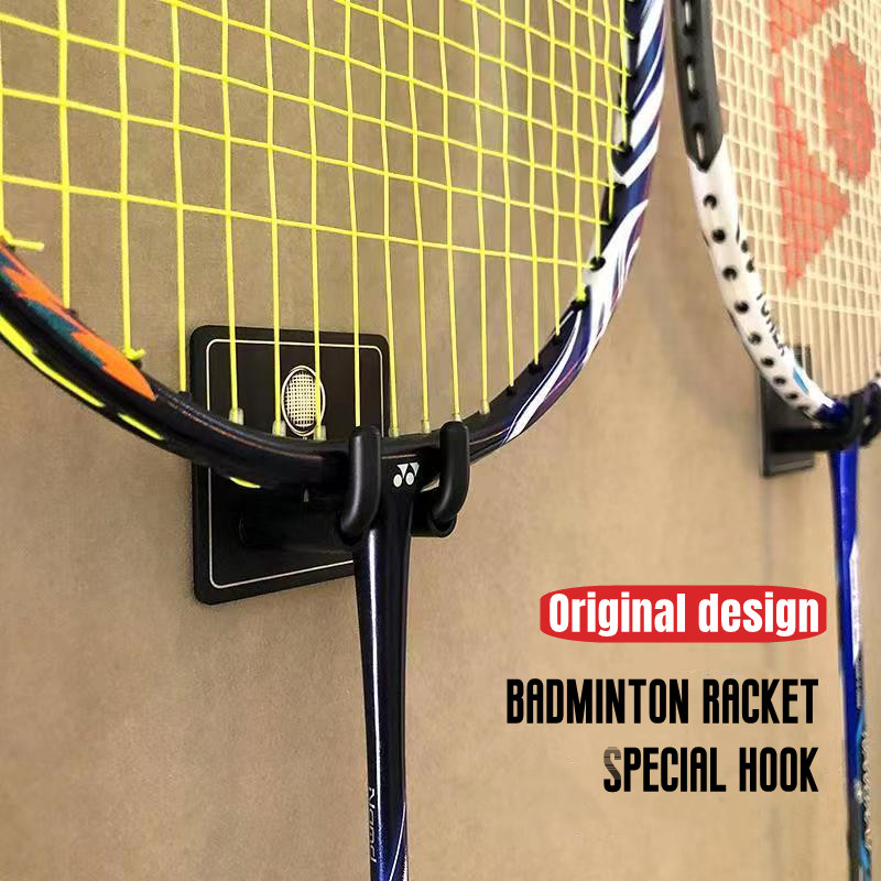 Badminton racket special hook 304 stainless steel wall pasting without ...