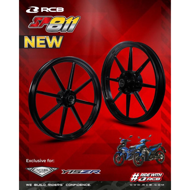 RCB RACING BOY SP811 SPORT RIM ORIGINAL SRLZ/Y15ZR | Shopee Malaysia