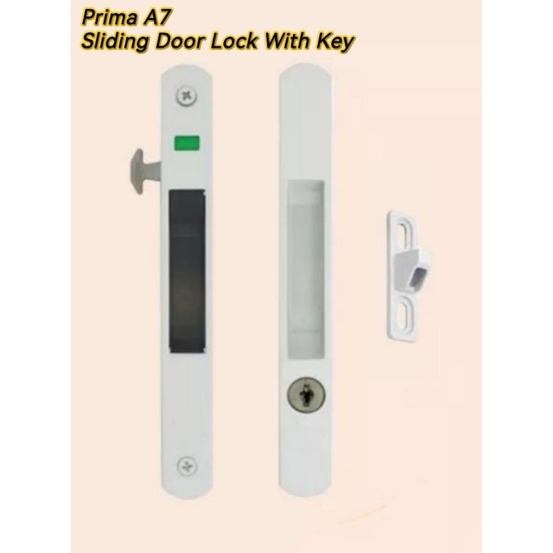 PRIMA A07 32mm Sliding Door Lock With Key | Shopee Malaysia