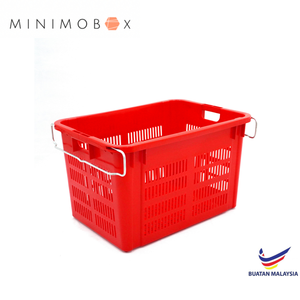 Heavy Duty Basket Bakul Sayur Plastik Durian Basket Raga Durian Plastic ...