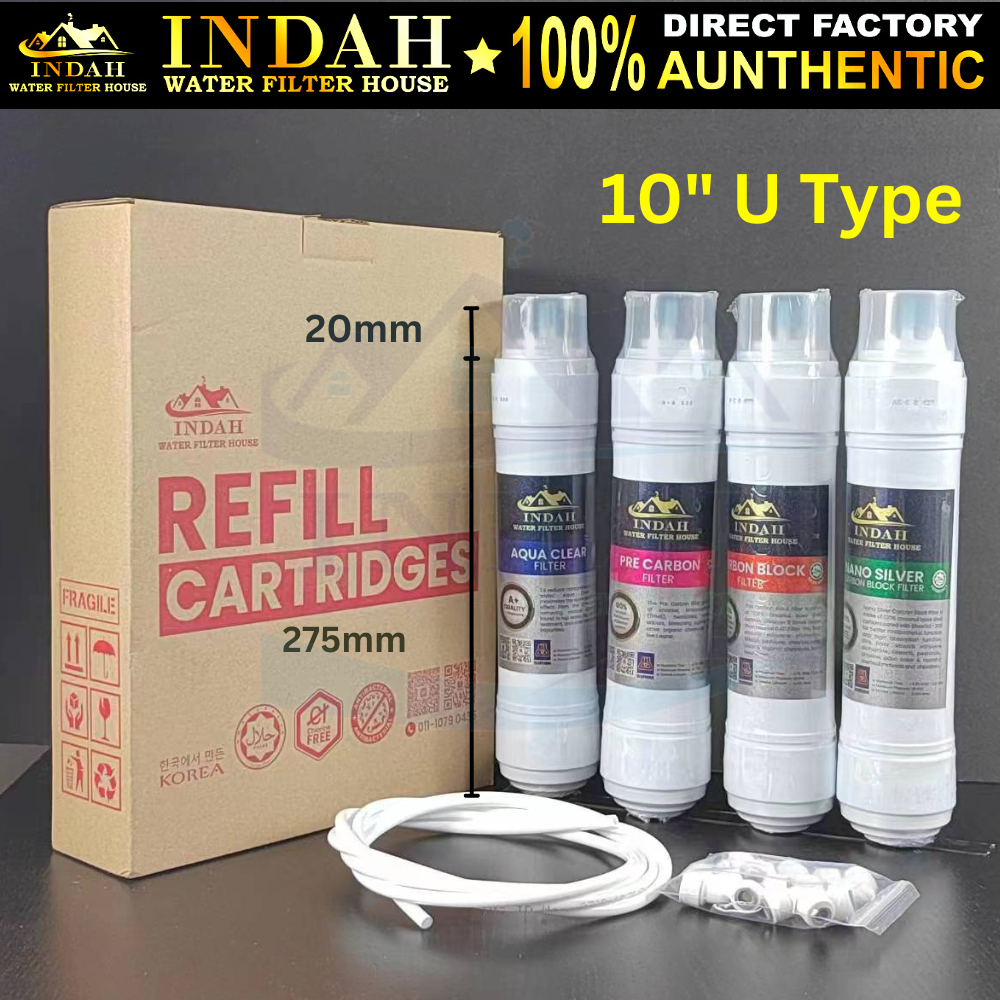 8"/ 10" Indah Halal Korea U-type Patented 4 Korea Filter Replacement ...