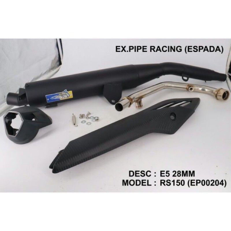 ESPADA EXHAUST PIPE RACING RS150 ( 28mm / 30mm / 32mm ) | Shopee Malaysia