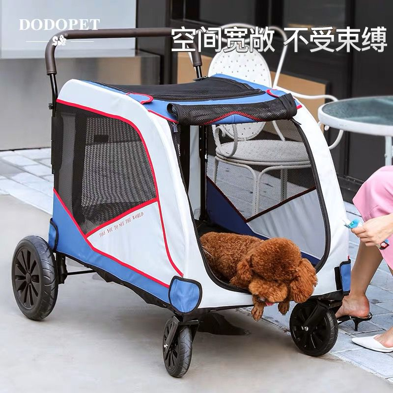 DODOPET PET STROLLER LARGE PET PET STROLLER OUTGOING LIGHTWEIGHT ...