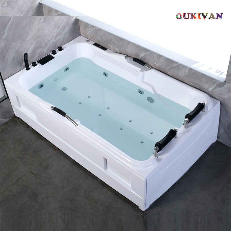 Double Jacuzzi Bath Tub With S/S Safety Handle Jacuzzi Tab Mandi ...