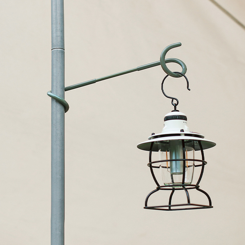 Camping 2-way Lamp Hanger Multipurpose Hook Aluminum Alloy Post Tent ...
