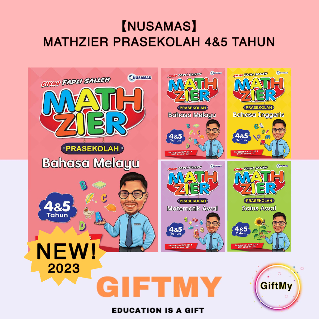 【Nusamas】Mathzier Prasekolah 4&5 Tahun 2023 — KSPK DSKP Preschool ...