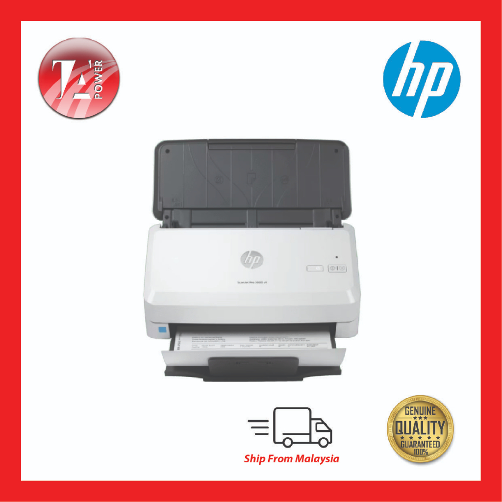 [PRE ORDER] HP ScanJet Pro 3000 s4 Sheet-Feed Scanner (6FW07A) | Shopee ...