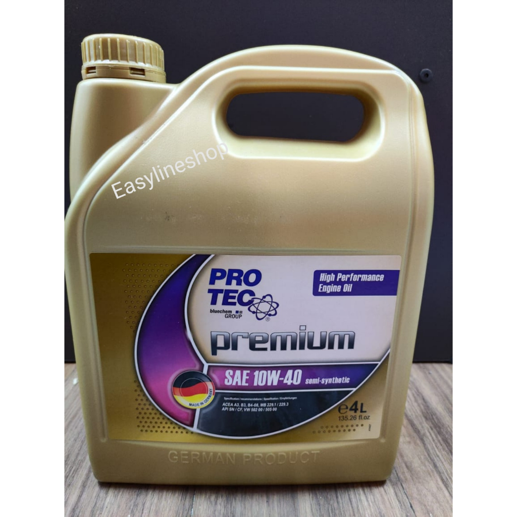 Bluechem PRO TEC Premium Sae 10W-40 Semi Synthetic Engine Oil 4L ...