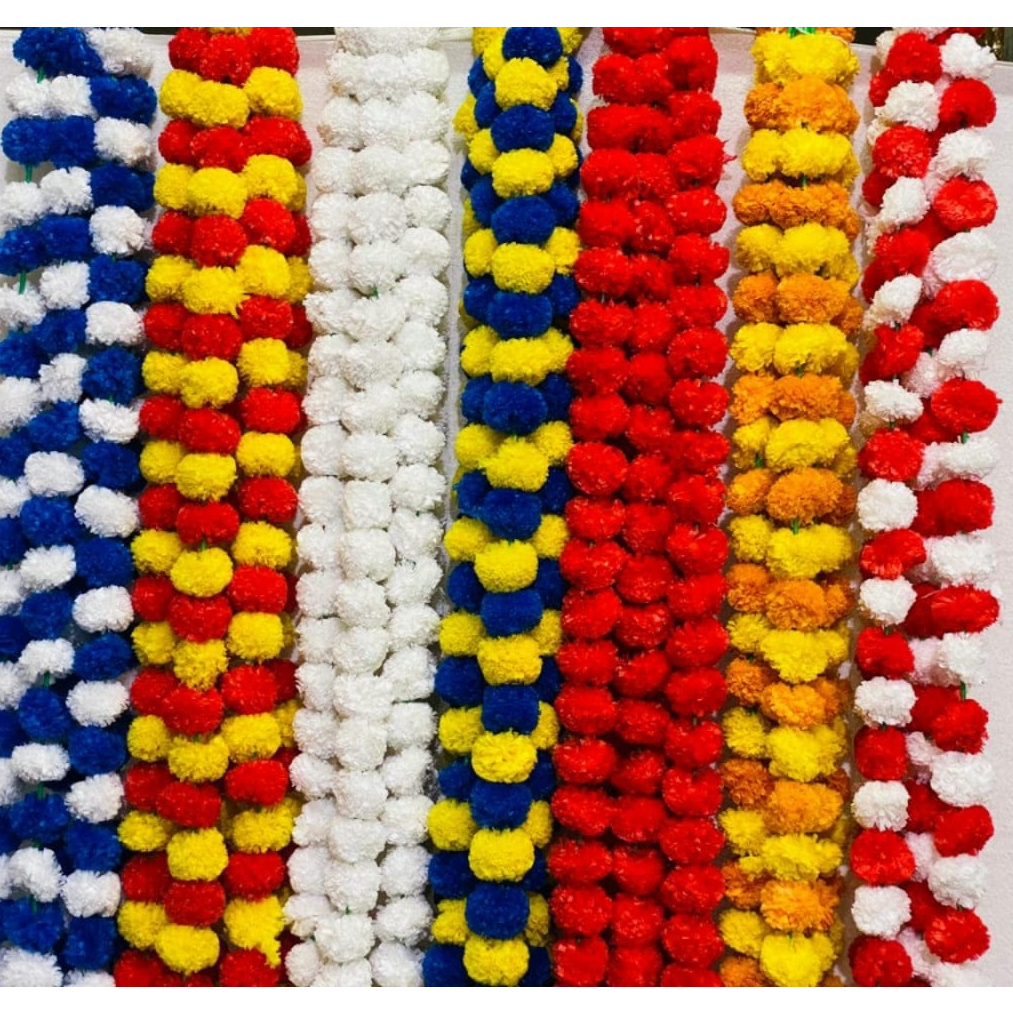 Marigold Garland/Malai 5pcs | Shopee Malaysia
