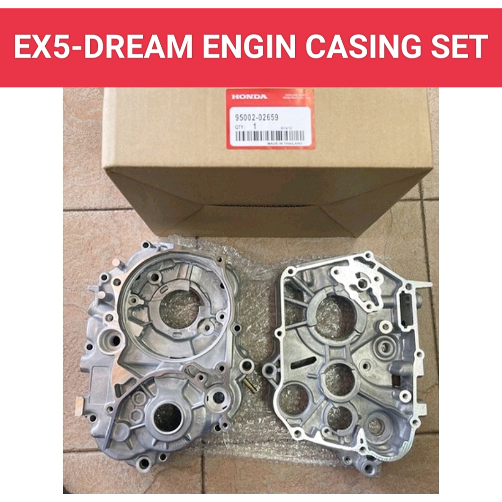 EX5-DREAM/WAVE100 [ ORIGINAL ] ENGIN CASING SET/LEFT + RIGHT SET ...