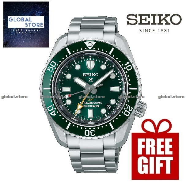 Seiko SPB381J1 Prospex 1968 Diver’s Modern Re-interpretation GMT 200m ...