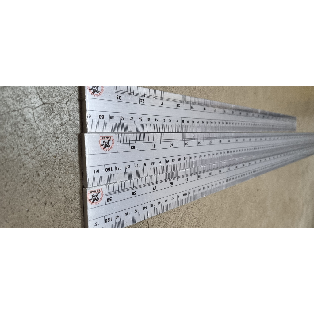 61cm | 151cm Aluminum Metal Steel Ruler | 5mm Thickness Ruler (Price ...