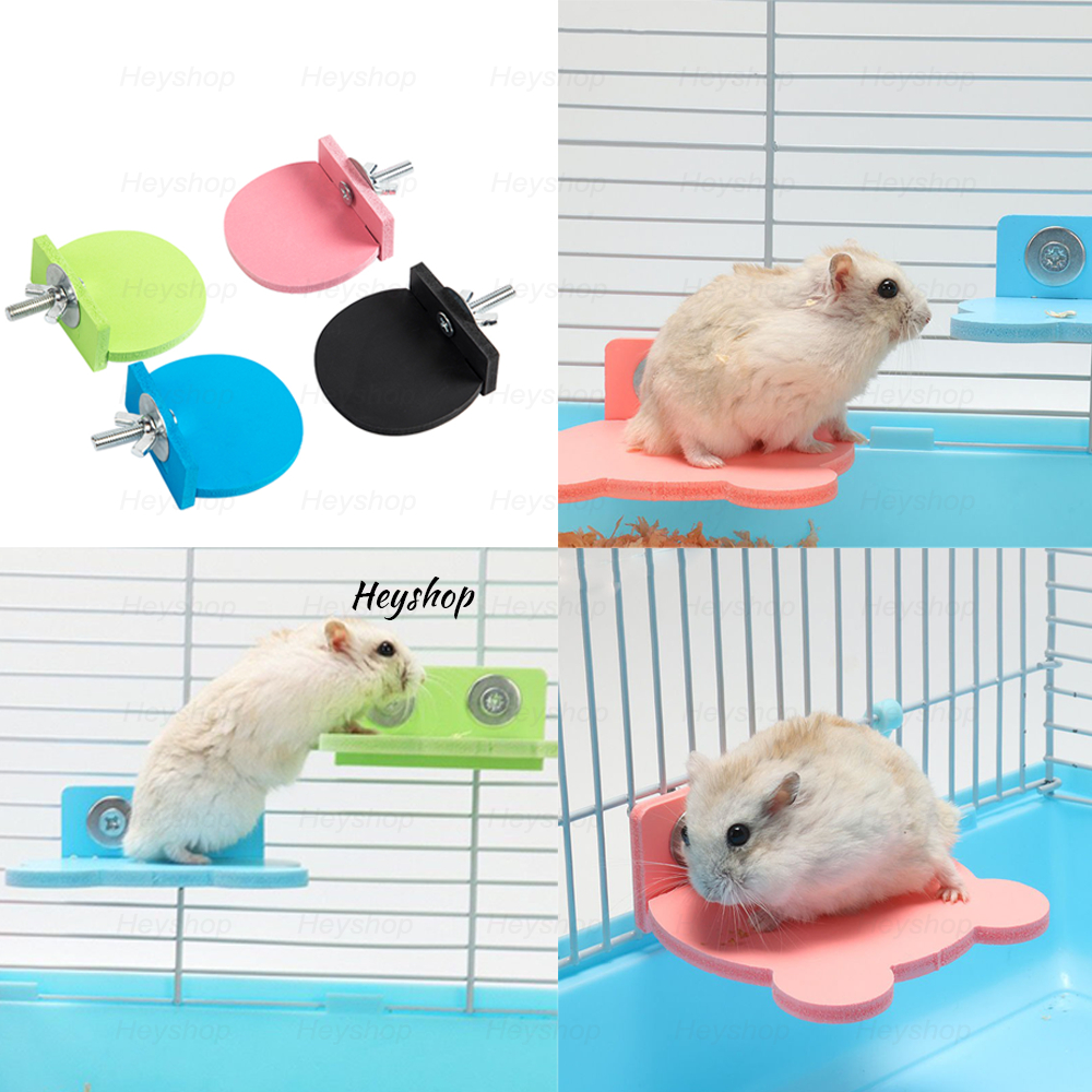Hamster Jumping Board / Pet Wooden Jump Platform in Cage Wood Log ...