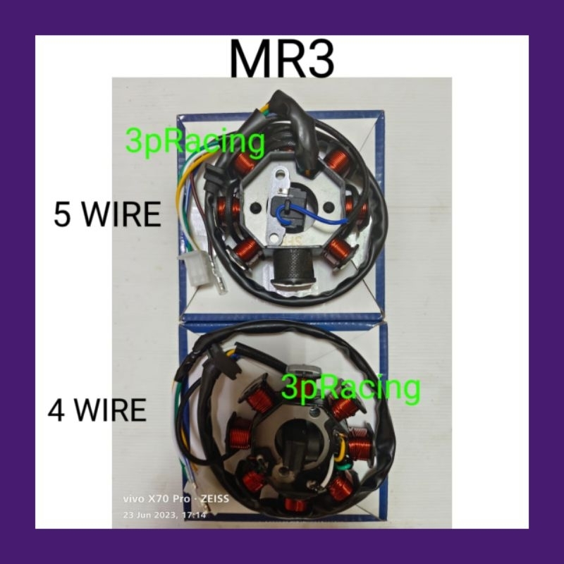 MR3 /KRISS MR3 FUEL COIL MAGNET COIL STARTER COIL FIELD COIL 4 WIRE 5 ...