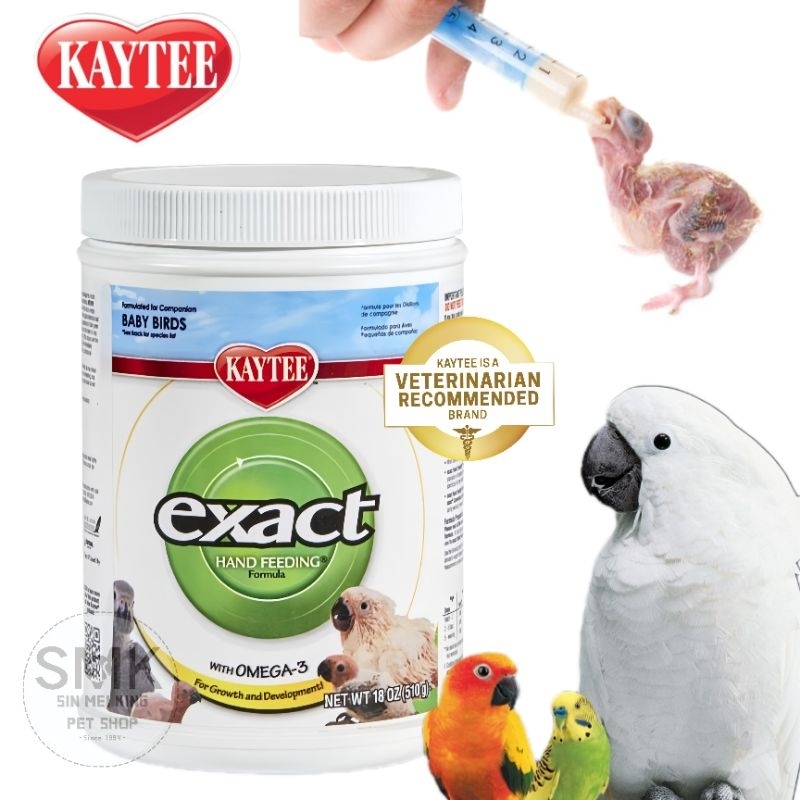 Ready Stock🔥Kaytee Exact Baby Bird Food Hand Feeding Formula 510g ...