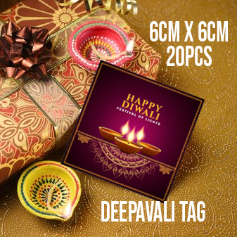 【READY STOCK】Deepavali tag door Gift Card Label Tag Diwali tag goodies ...