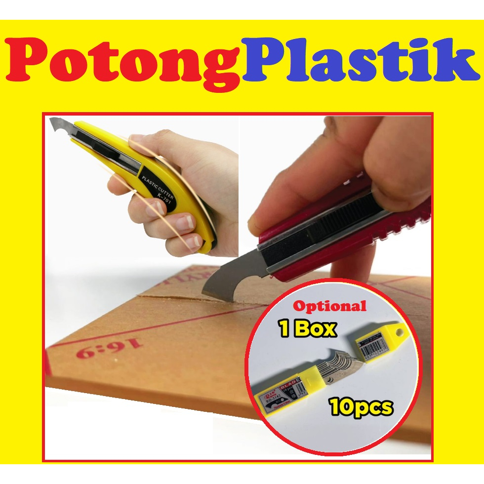 Pisau Ukir Cangkuk Pemotong Plastik Kadbod Plastic Board Cardboard Cut ...