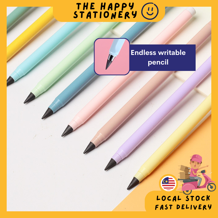 [Ready Stock] Macaroon Colour Pensel Tak Habis Tulis Endless Writable ...