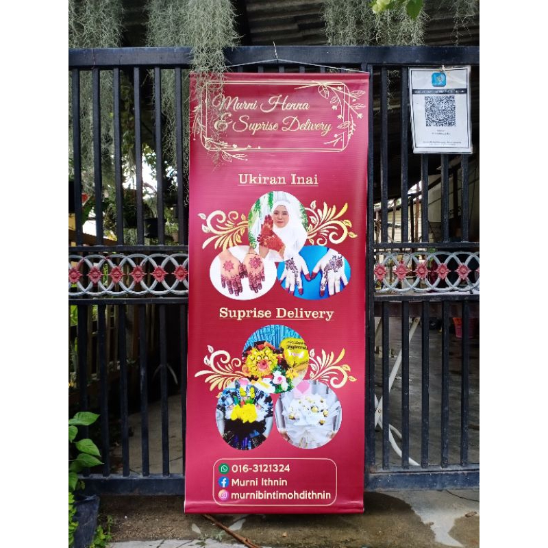 bunting banner banting sepanduk iklan ( kayu / pvc ) | Shopee Malaysia