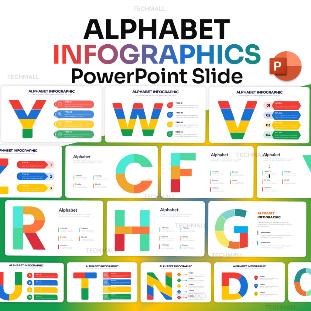 Alphabet Infographics PowerPoint Presentation Template | Easy Edit ...
