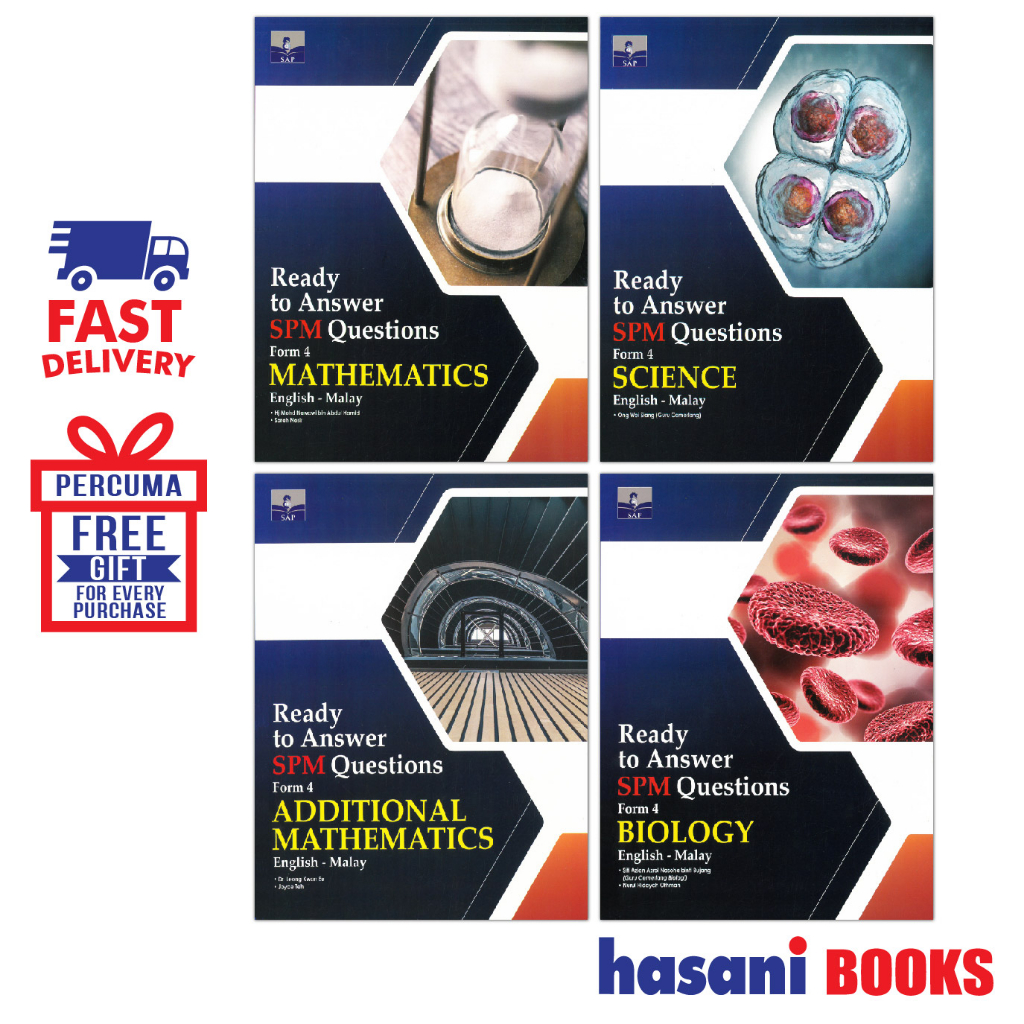 Hasani SAP Buku Latihan Ready To Answer SPM Questions Bilingual Form 4 ...
