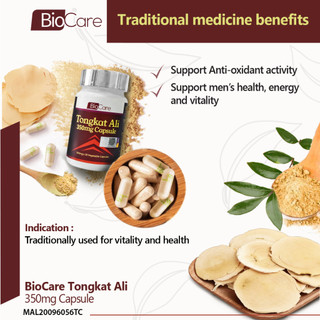 Biocare Tongkat Ali Capsule (30's) | Shopee Malaysia