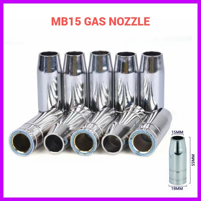 1PC MB15 GAS NOZZLE MIG WELDING 15AK COPPER NOZZLE MIG / CO2 WELDING | Shopee Malaysia