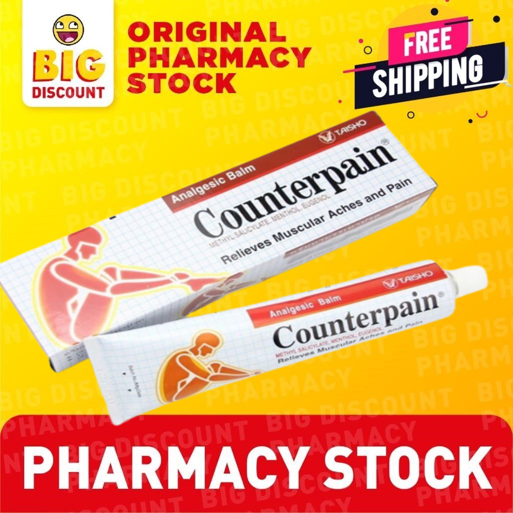 [Pharmacy Stock][Original] Counterpain Analgesic Balm (30g,60g,120g ...