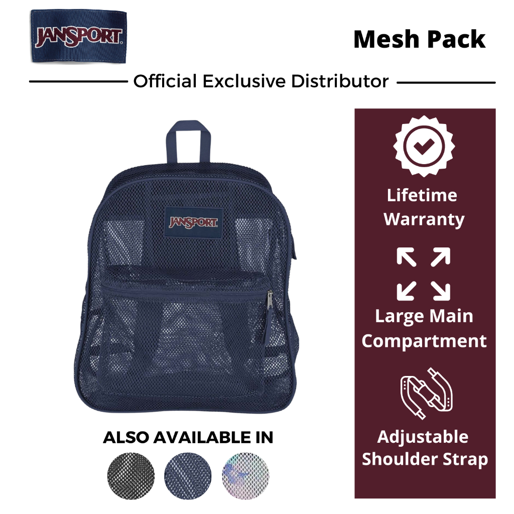 Jansport Mesh Pack | Shopee Malaysia