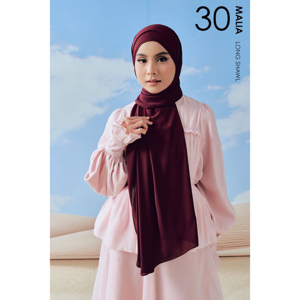 💙 Sofearose Malia Plain Basic 💙 Square Scarf Long Shawl hijab 💙 Original by Sofearose 💙 Premium ...