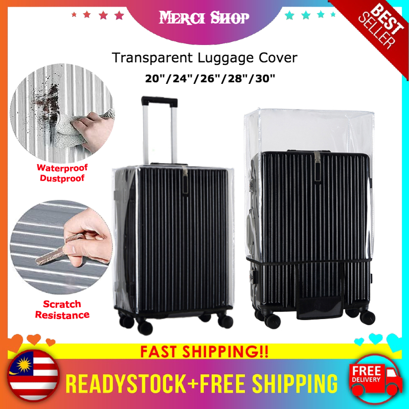 MS Transparent PVC Suitcase Waterproof Dustproof Anti-Scratch ...