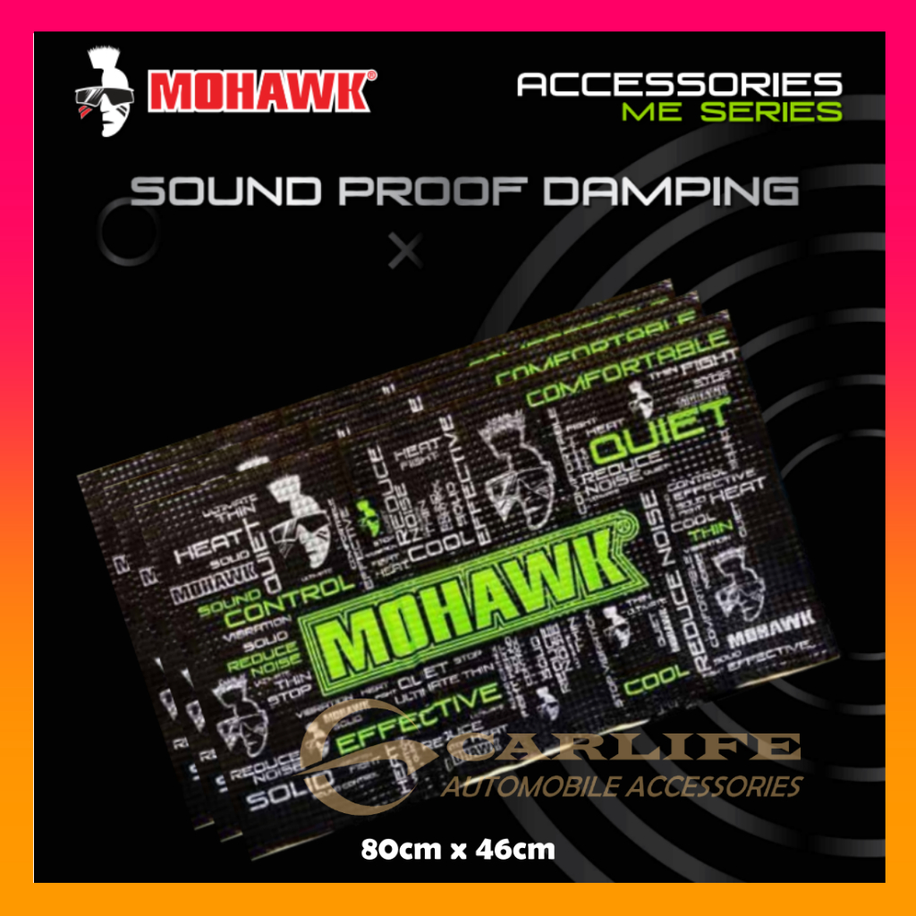 Mohawk 80cm x 46cm Soundproof Sound Damping BEST SELLER | Shopee Malaysia