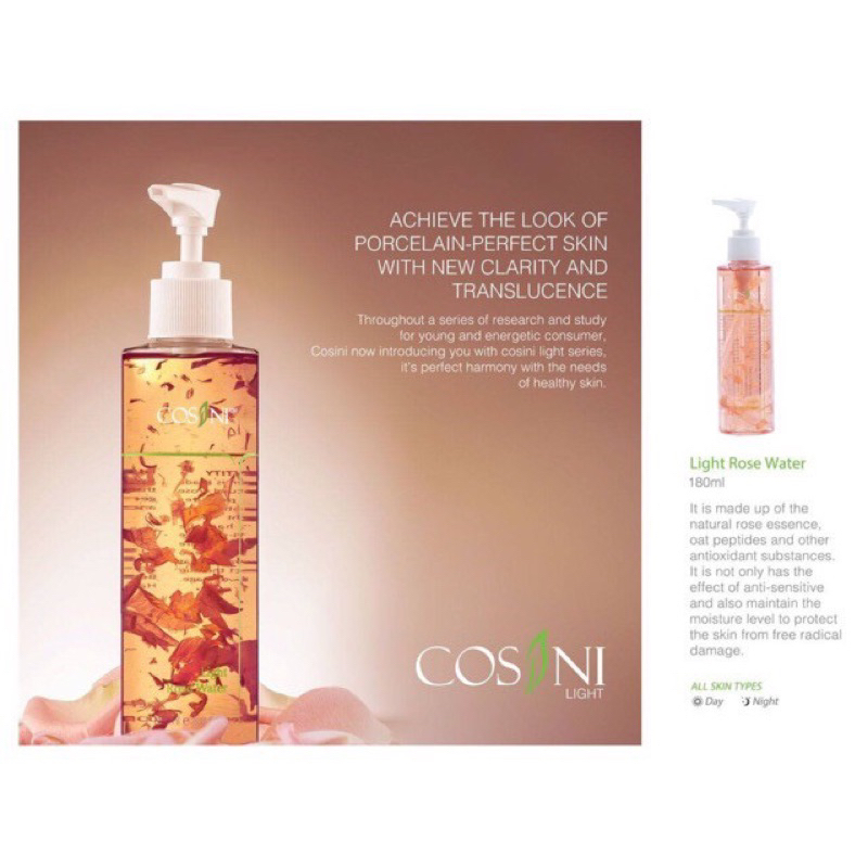 Cosini Light Rose Water 500ml | Shopee Malaysia