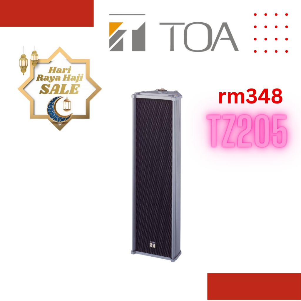 TOA TZ-205 / TZ205 20W METAL CASE COLUMN SPEAKER | Shopee Malaysia