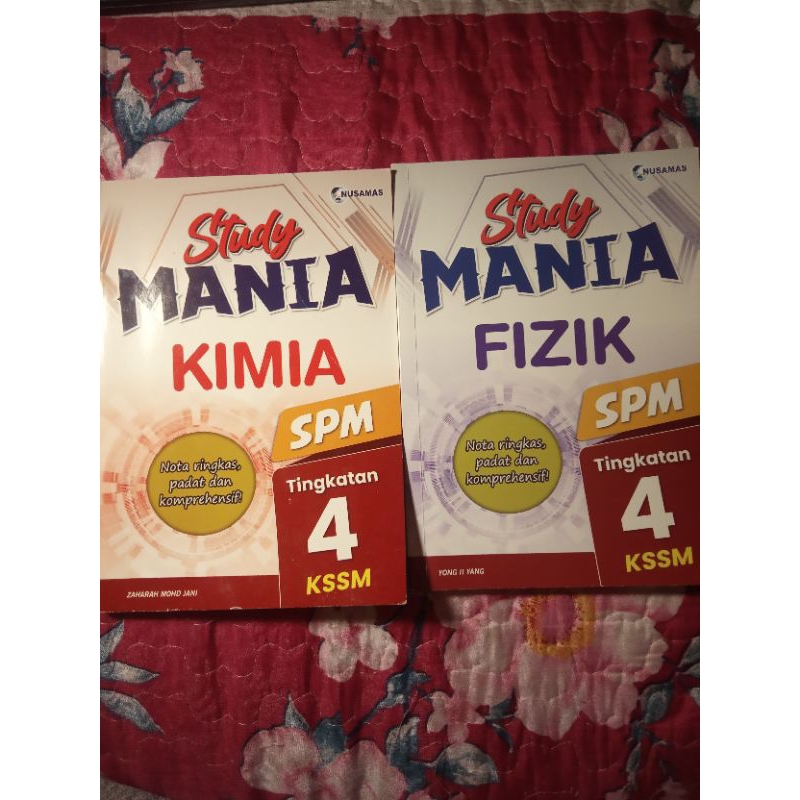 [PRE-LOVED] STUDY MANIA SPM KSSM KIMIA DAN FIZIK TINGKATAN 4 | Shopee ...